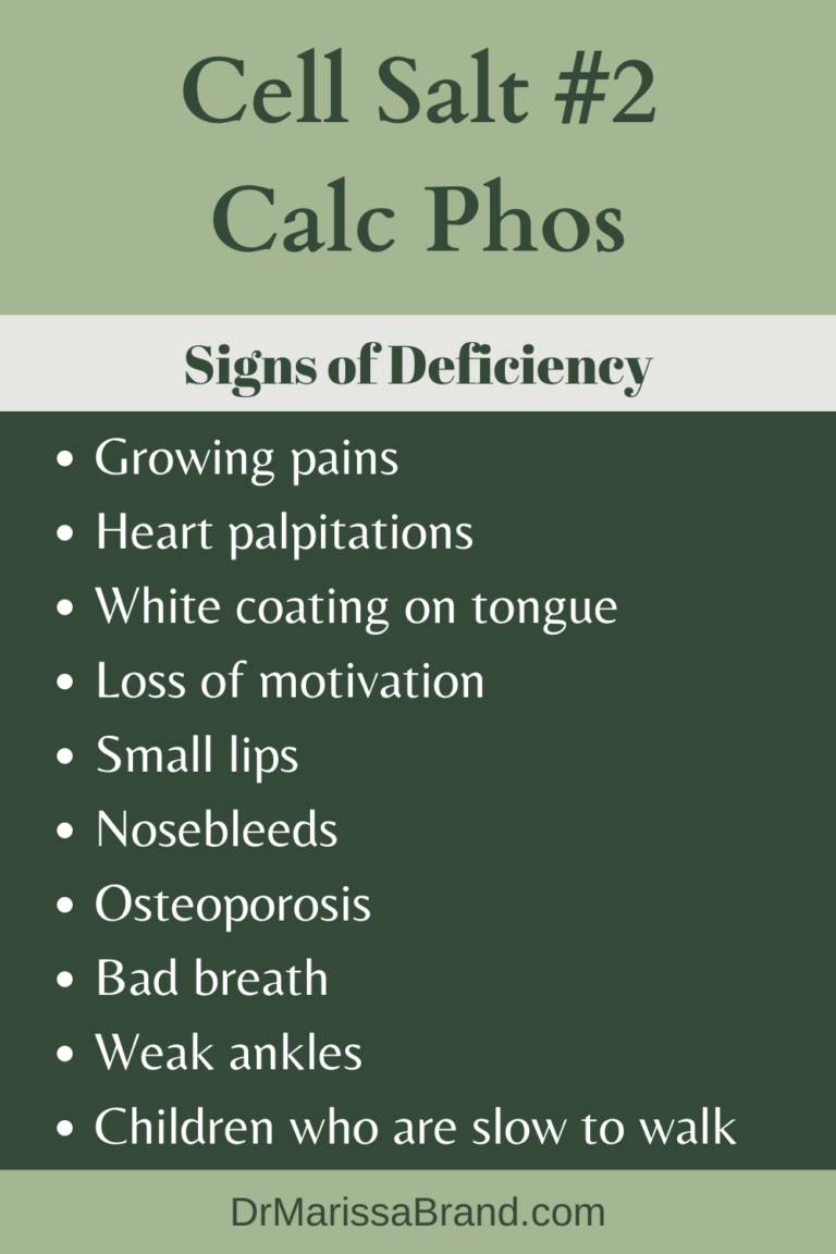 Cell Salt #2 Calc Phos: The Bone and Teeth Remedy - Dr Marissa Brand